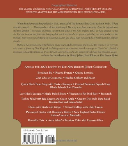 The New Boston Globe Cookbook: More than 200 Classic New England Recip